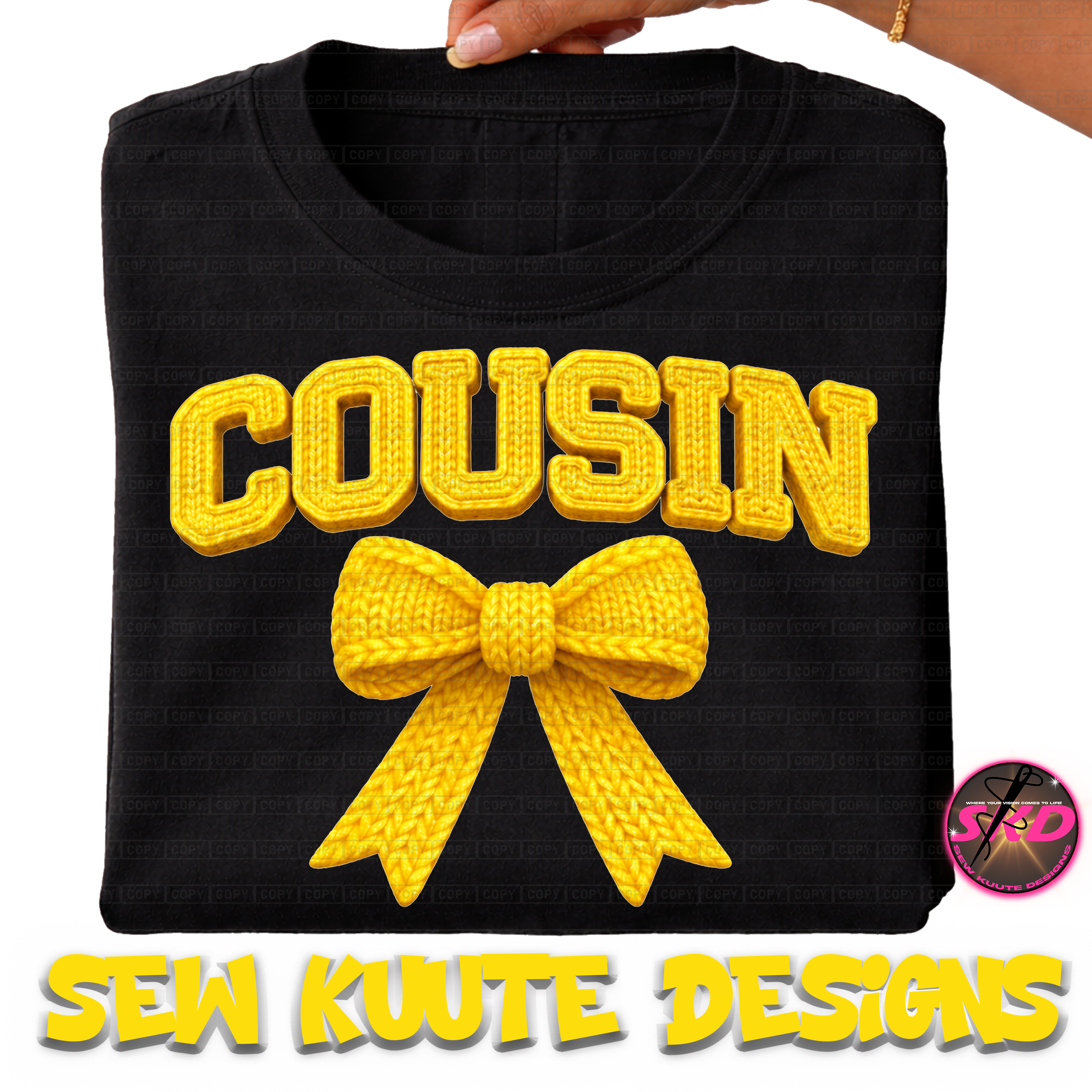 COUSIN DTF Transfer – Sew Kuute designs